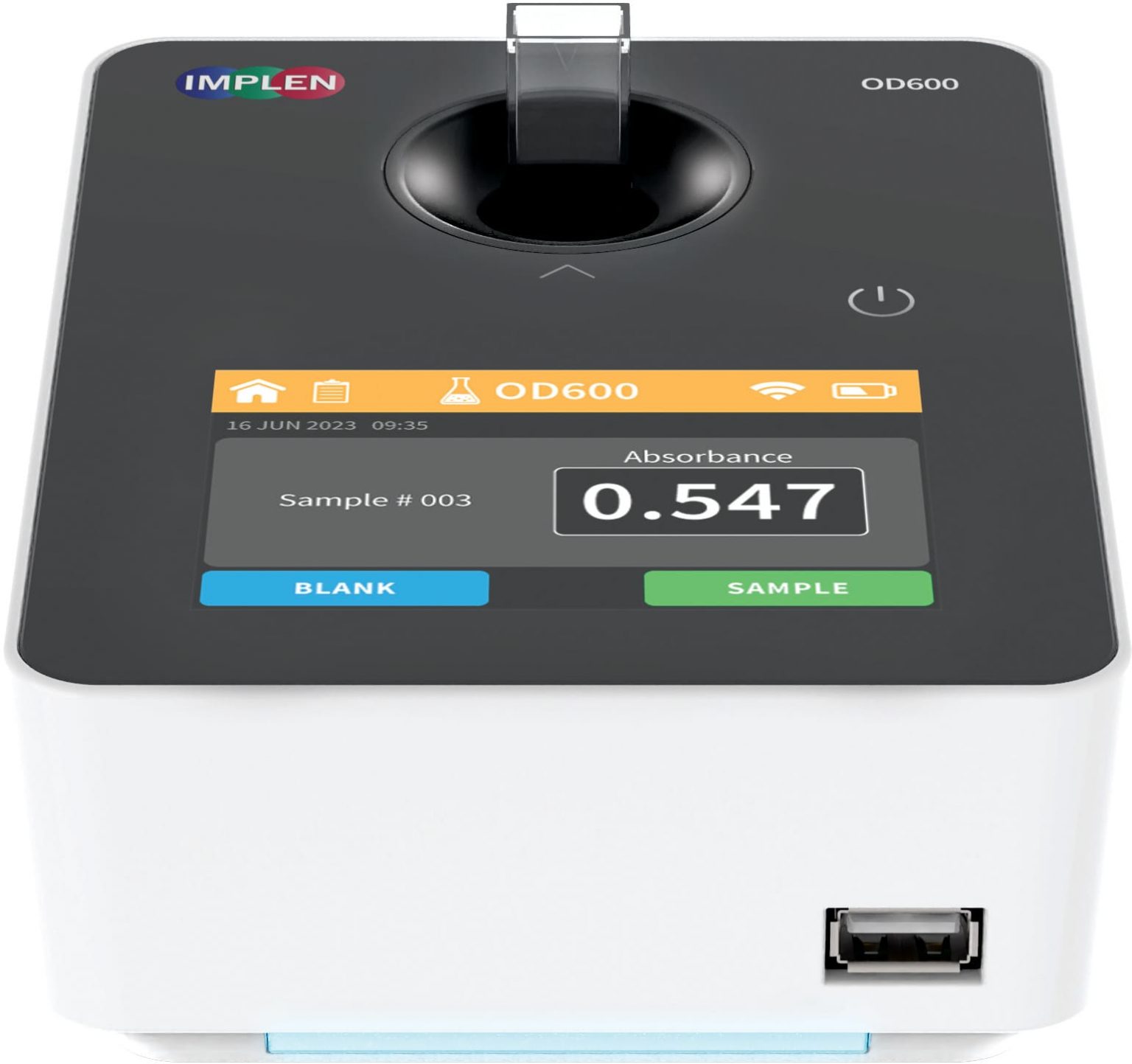 Implen OD600 濁度計 | ワケンビーテック Webサイト