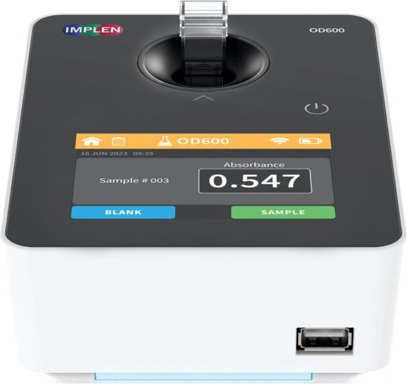 Implen OD600 濁度計 | ワケンビーテック Webサイト